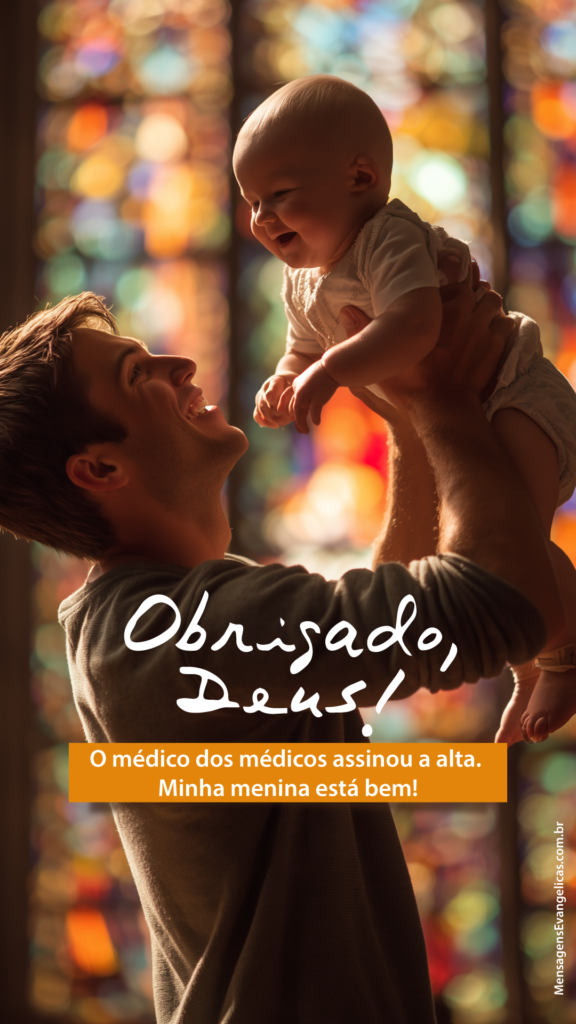100 Mensagens de Gratidão a Deus pela Cura da minha Filha
